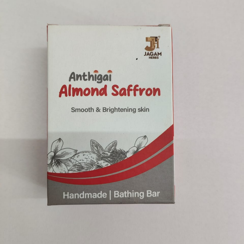 Almond saffron soap 100g -Rs.100 – orlydryfruits