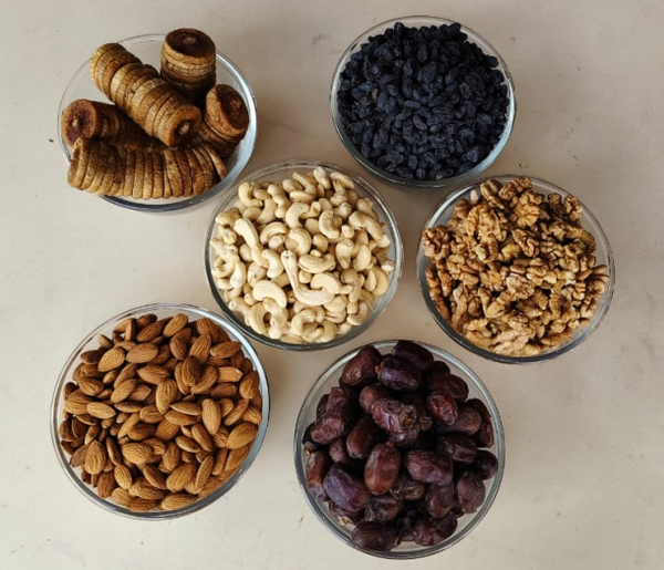 Nuts Combo 200g (6 item) - Rs.1200 – orlydryfruits