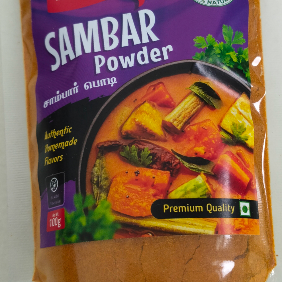 Homemade Sambar Powder 100g – orlydryfruits